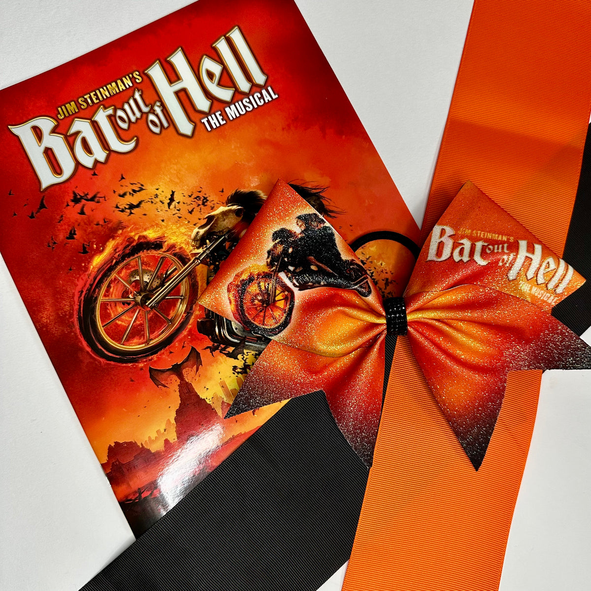 Bat Out Of Hell The Musical Bow – Bowalicious Bows UK