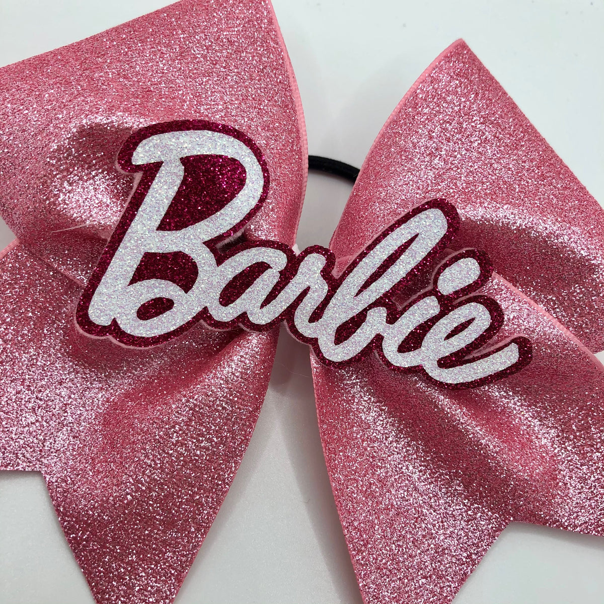 Barbie Glitter Bow – Bowalicious Bows UK